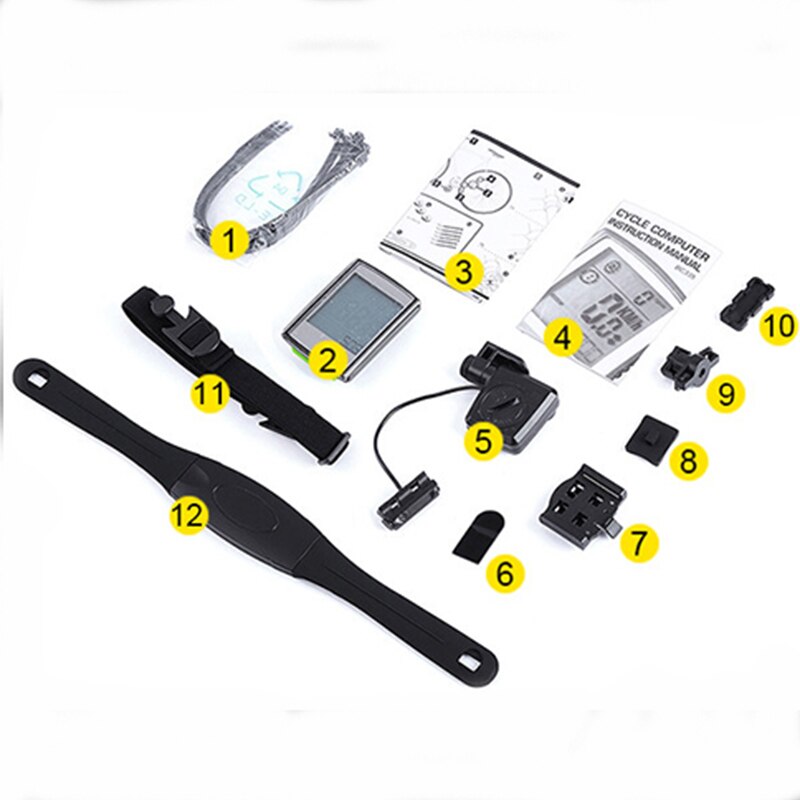 Multifunktionale 3 in 1 kabellos LCD Fahrrad Radfa... – Grandado
