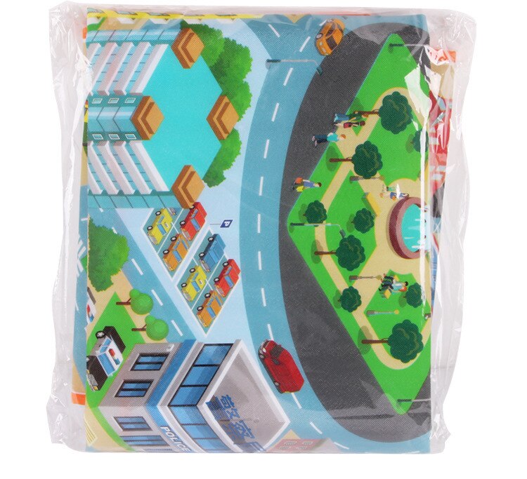 Traffic Road Carpet Playmat Rug For Cars Baby Craw... – Grandado