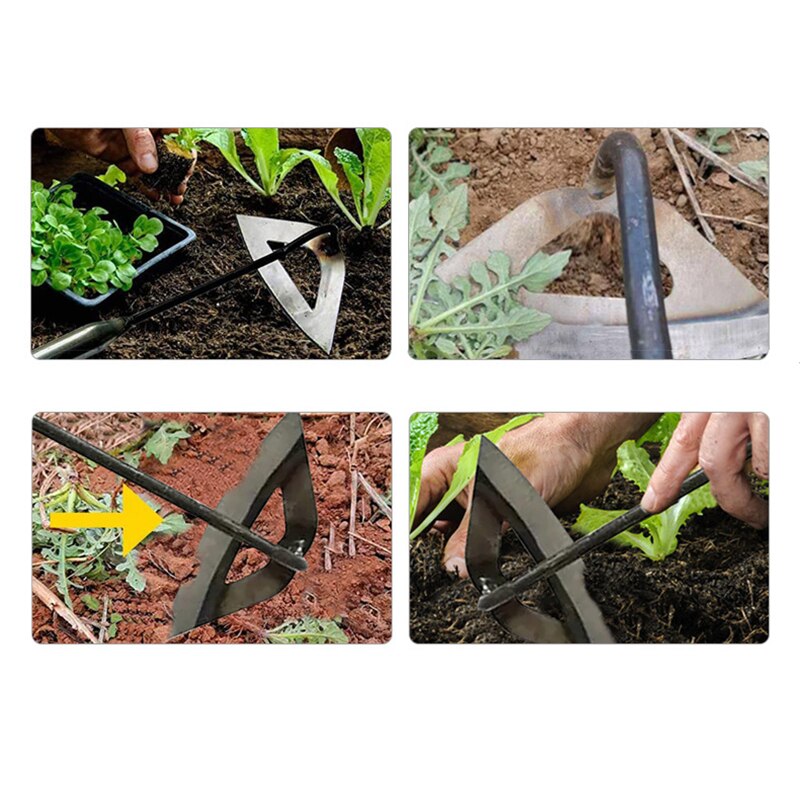 1pc Steel Hollow Hoe Durable Handheld Weeding Rake... – Grandado