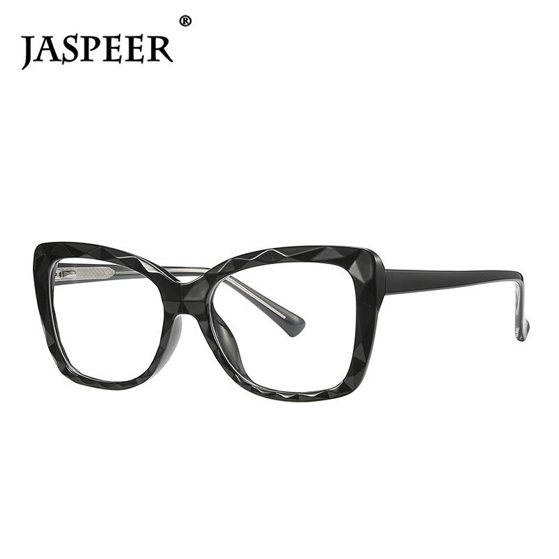 JASPEER Sexy Leopard Spectacle Frame Cat Eye Glass... – Grandado