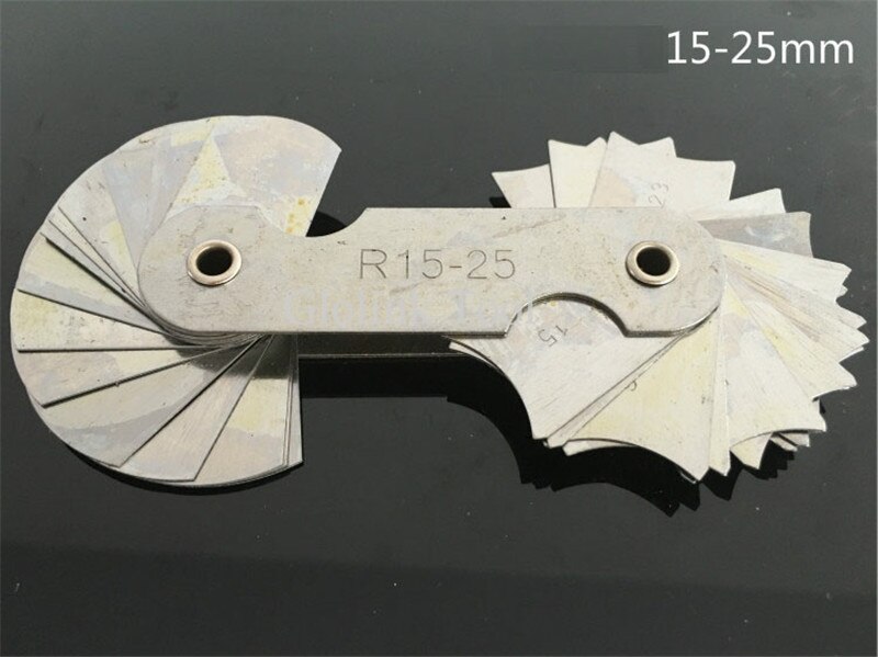 Stainless Steel R15-25mm R Gauge Radius Gauge Repl... – Vicedeal
