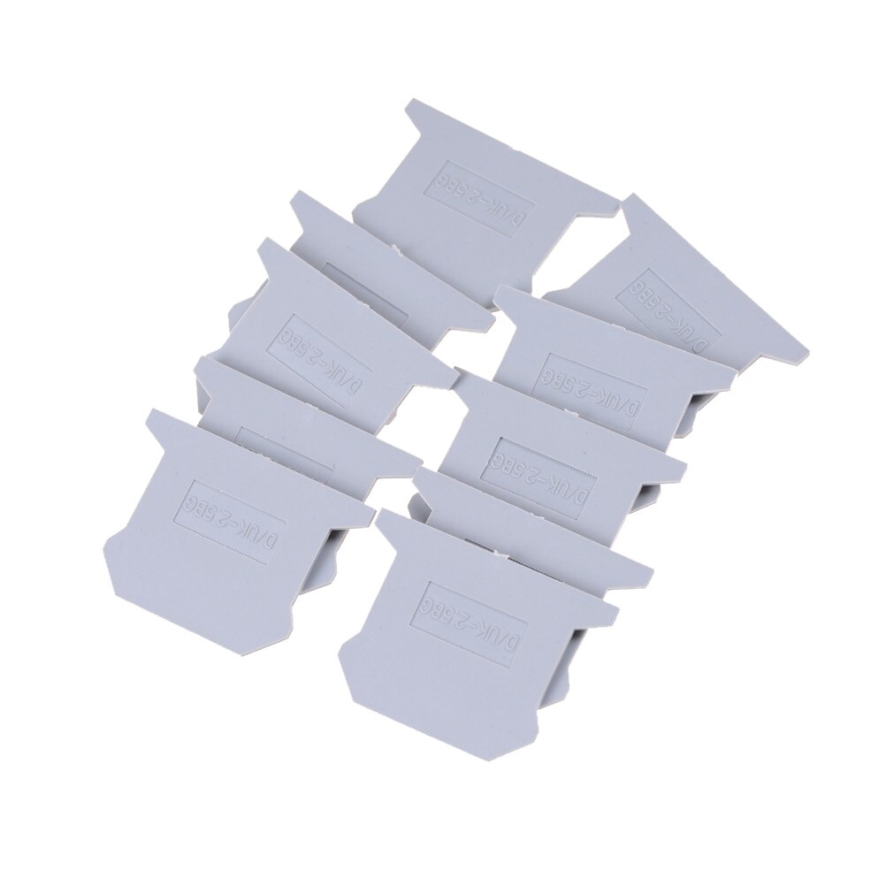 10pcs/lot D-UK2.5 END PLATE Din Rail Uneiversal Sc... – Vicedeal