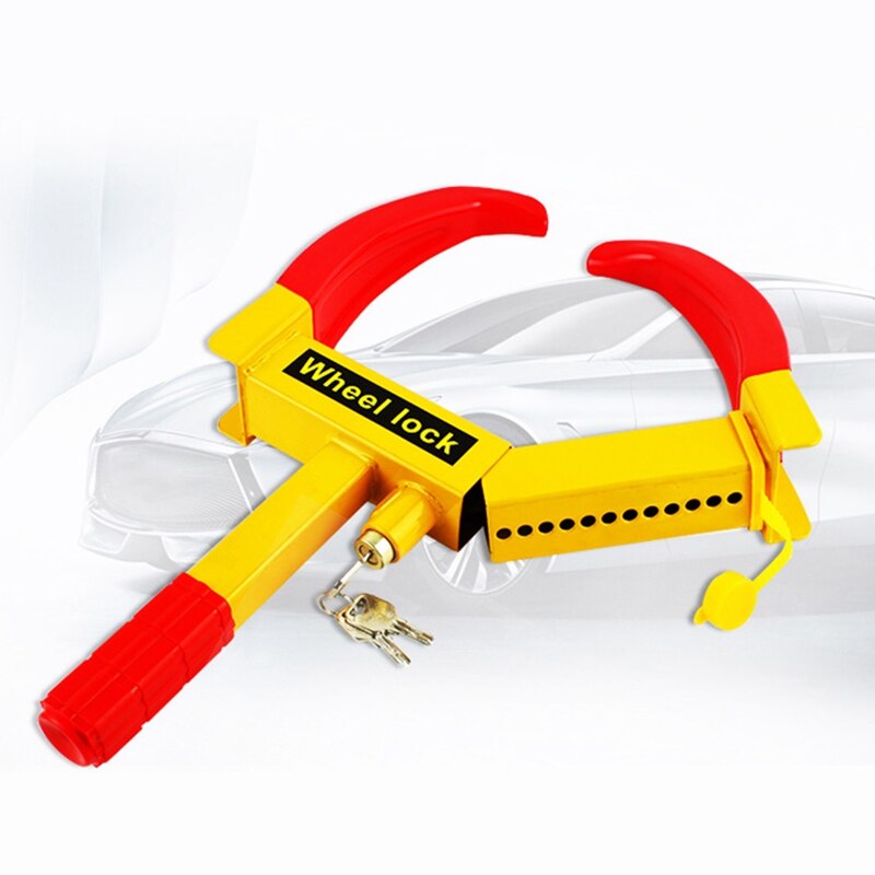 Universal anti-theft car wheel clamp with 3 keys – Grandado Universal anti-theft car wheel clamp with 3 keys – Grandado