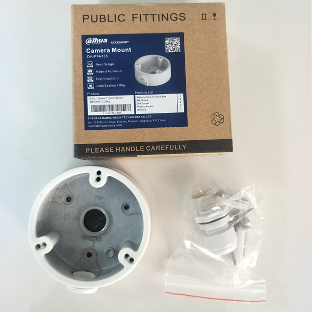 Dahua IP Camera Water-proof Junction Box PFA135 Al... – Vicedeal