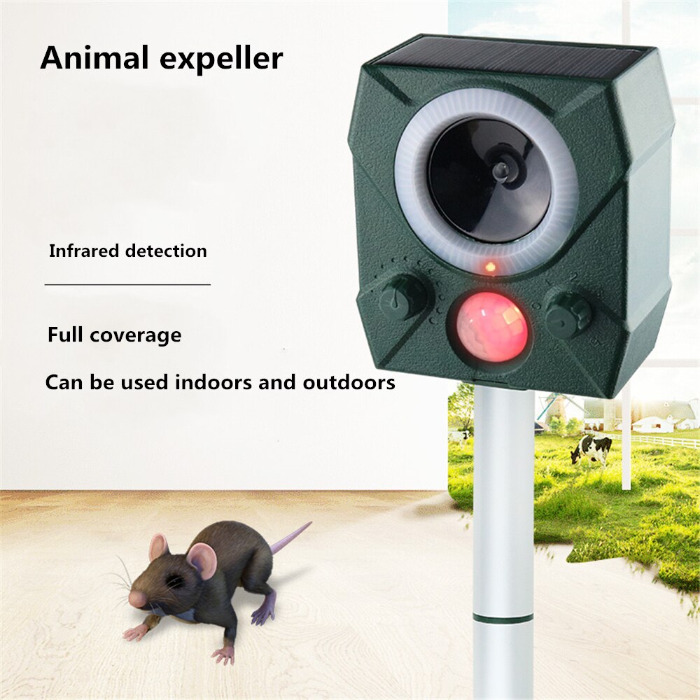 Outdoor Garden Solar Ultrasonic Animal Repeller Wa... – Grandado