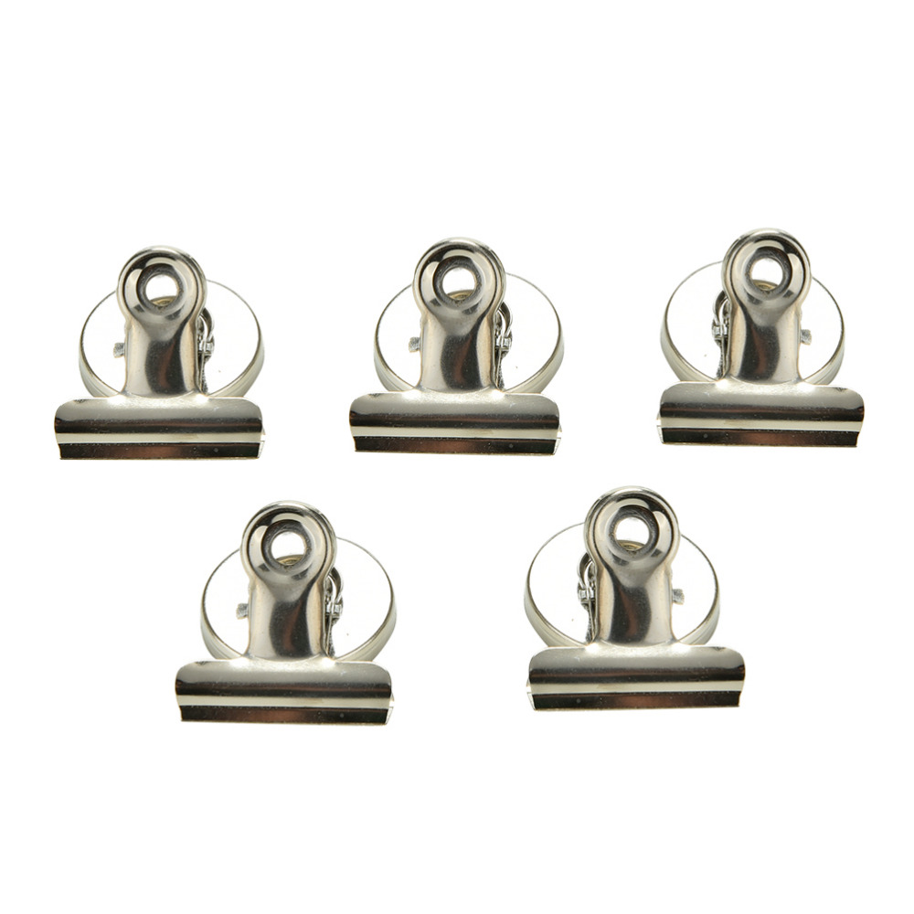 5pcs 3cm Silver Metal Clamp Multifunctional Paper ... – Vicedeal
