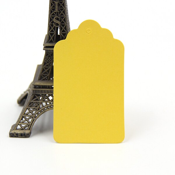50PCS 4 Colors Paper Tags Kraft Paper Card Tags La... – Grandado