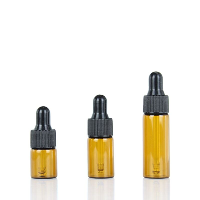 15Pcs 1-5Ml Amber Fles Dropper Hervulbare Tea Tree... – Grandado