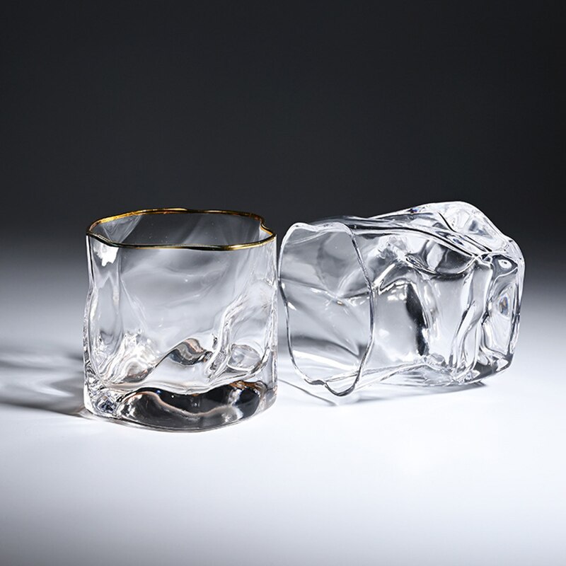 Whisky Wine Glass Cup Nordic Twisted Transparent S... – Grandado