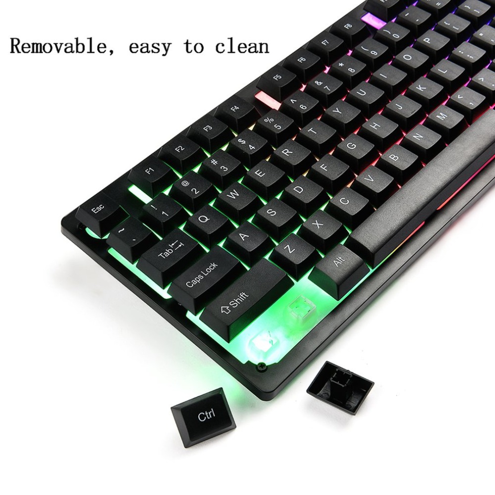 Colorful Illuminated gaming keyboard mechanical ha... – Grandado