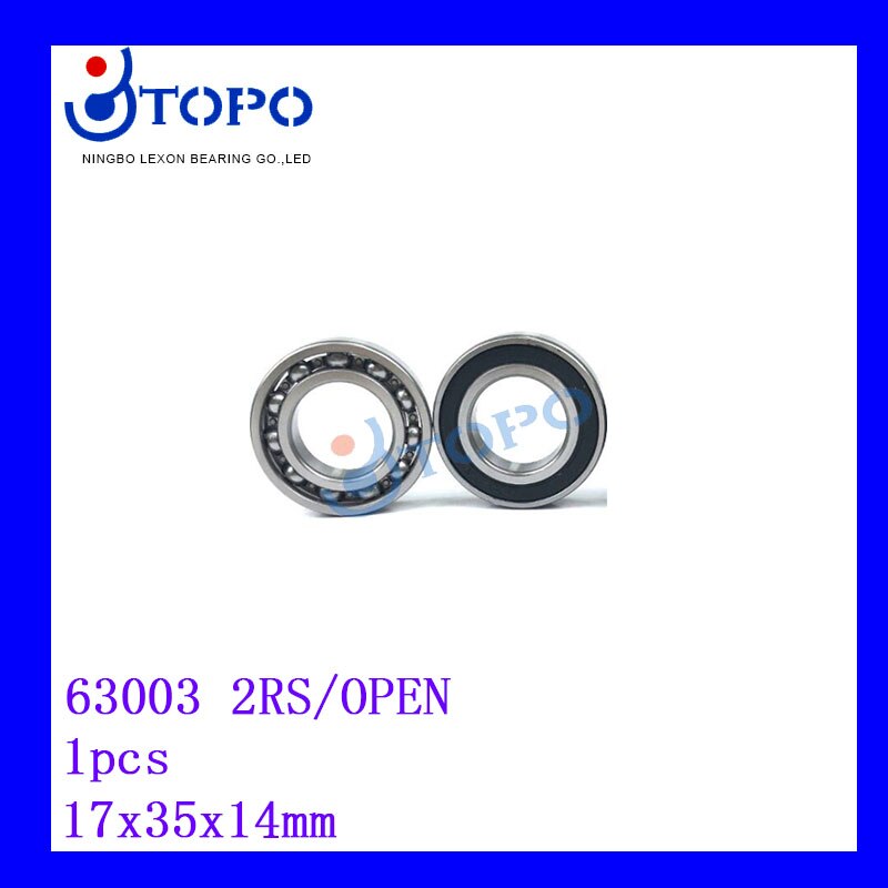 17*35*14mm djupa spårkullager 63003 /2rs/ öppna – Grandado