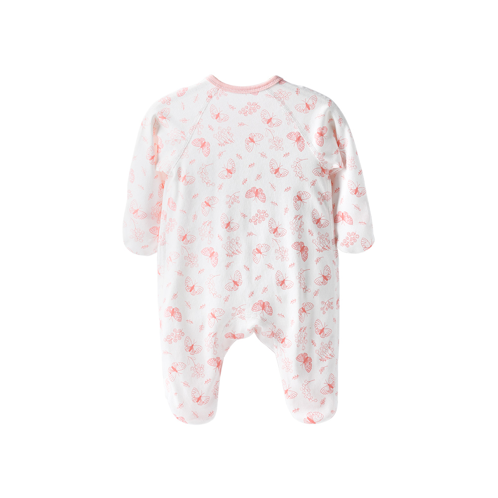 COBROO 2-Pack Baby Girl Footed Sleeper with Mitten... – Grandado