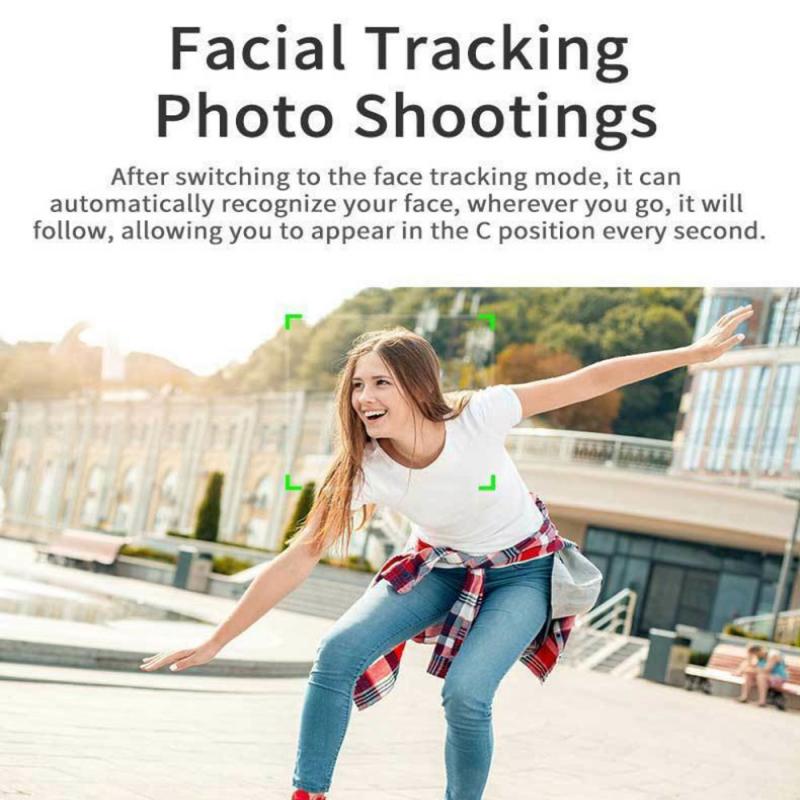 Selfie Stick 360°Rotation Auto Face Object Trackin... – Grandado