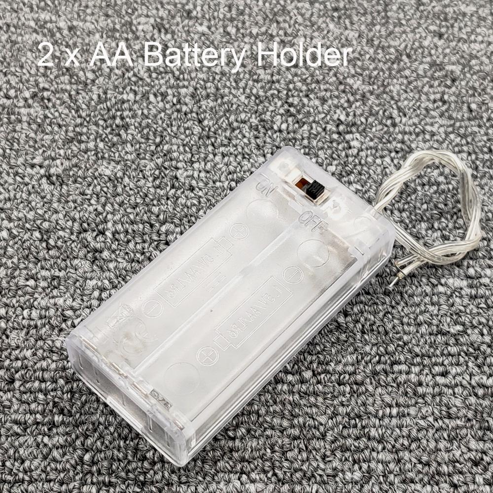 AA Battery Holder Battery Storage Case With Switch... – Grandado