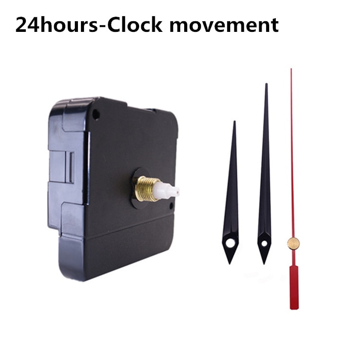 24hours Clock movement DIY Wall clock hands 10 12 ... – Vicedeal