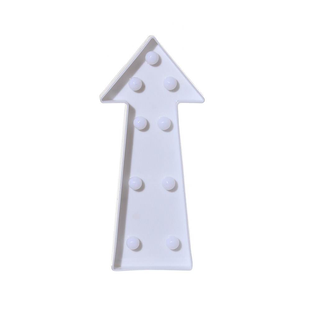 Alphabet LED Letter Lights Light Up White Plastic ... – Grandado