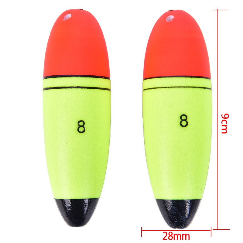 2 stk eva rød & gul inline bobber float saltvand f... – Grandado