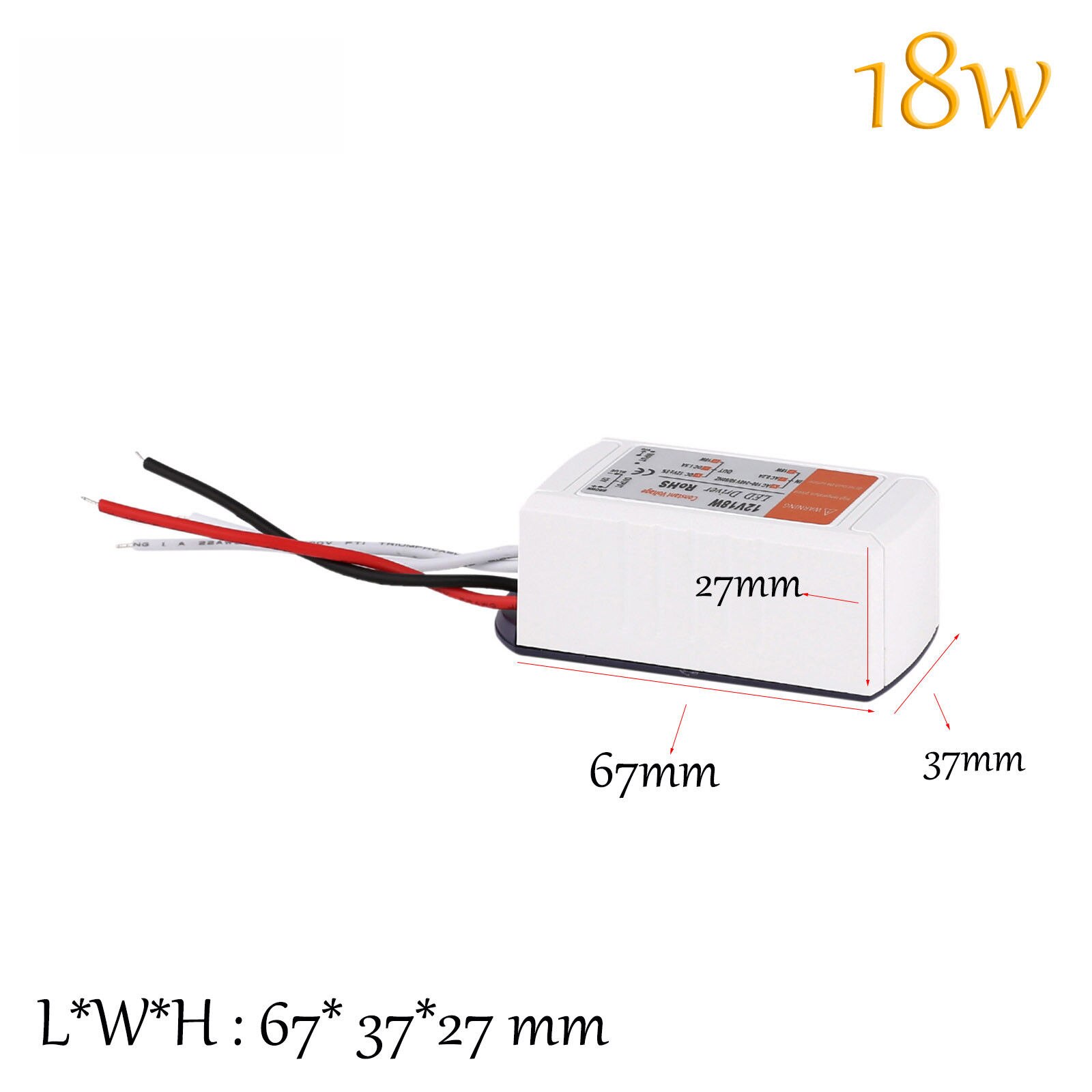LED Driver Transformer Power Supply 18W 28W 48W 72... – Vicedeal