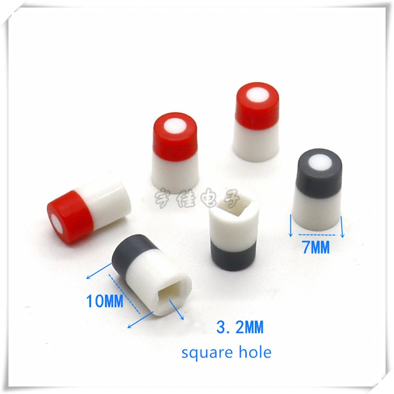10 Stuk 7 × 10 Mm Plastic Twee Kleur Key Cap Touch... – Vicedeal