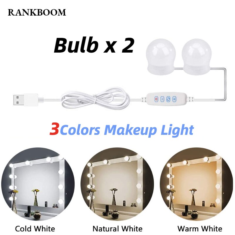 LED Makeup Mirror Light Bulbs Vanity Lights for Mi... – Vicedeal