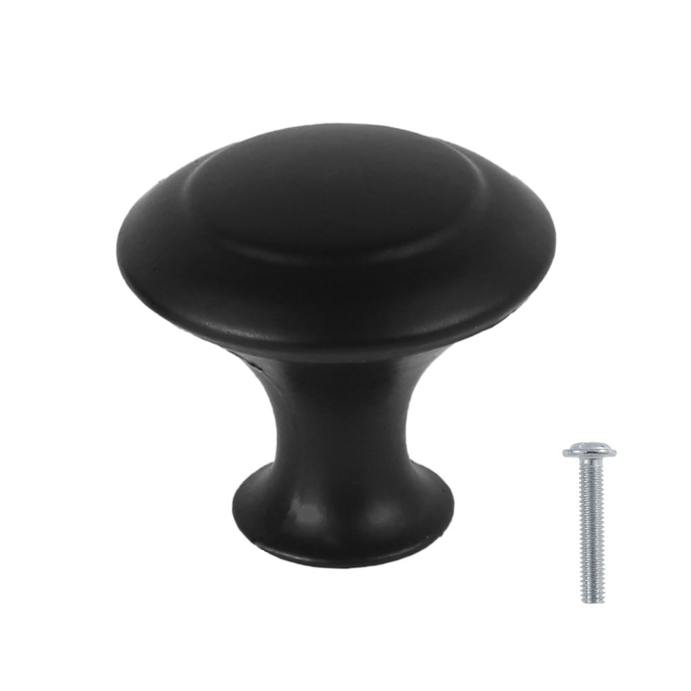 Black Cabinet Handles Mushroom Shape Cabinet Cupbo... – Grandado