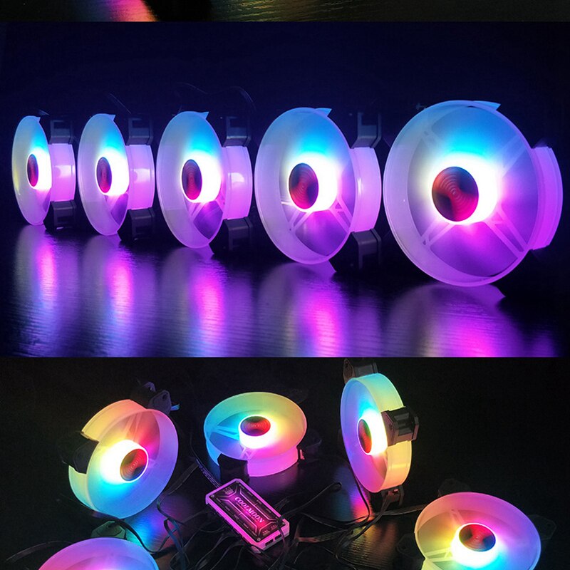 COOLMOON F-YH Computer Case PC Cooling Fan RGB Adj... – Grandado