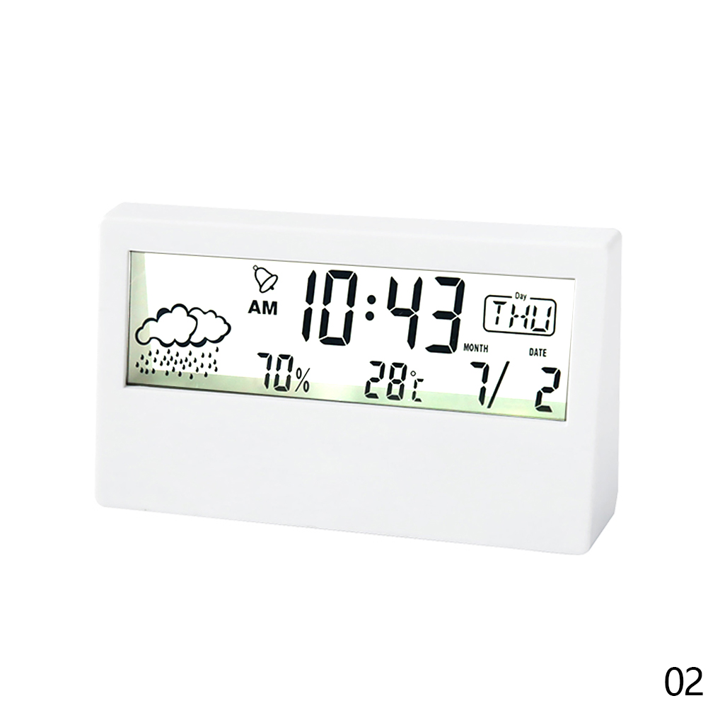 Japanese Simple Style Digital Alarm Clock Modern W... – Grandado