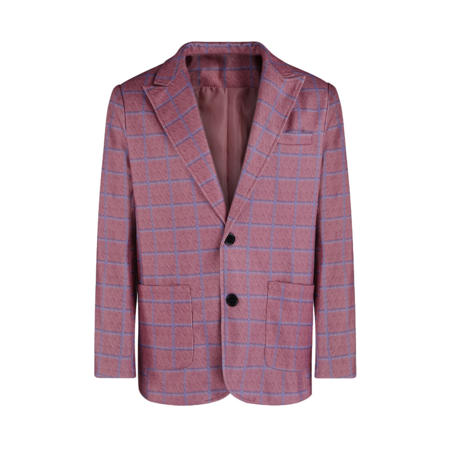 Men\u2019s Casual Slimming Suit Plaid Pattern Form... – Grandado