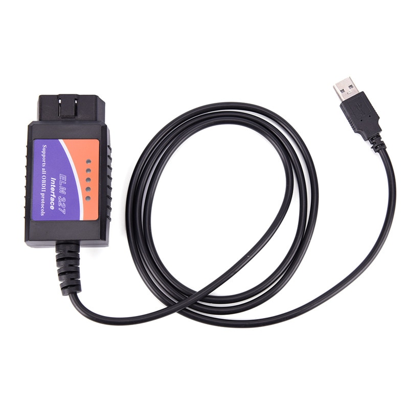 ELM327 USB Zwarte Kabel OBD2 Auto Diagnostiek Scan... – Grandado