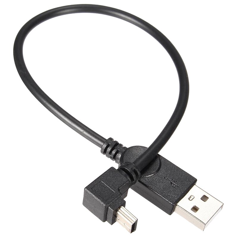 Black USB2.0 Type A to mini USB B male cable 5pin ... – Grandado