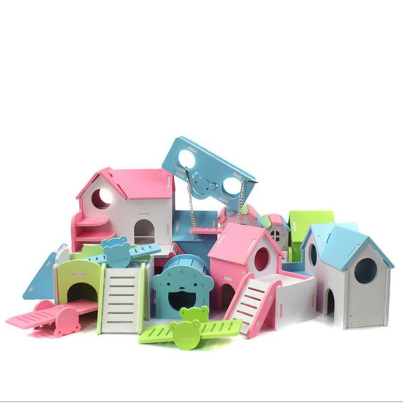 Pet Castle Pet House Viewing Deck Ladder Small Ani... – Vicedeal