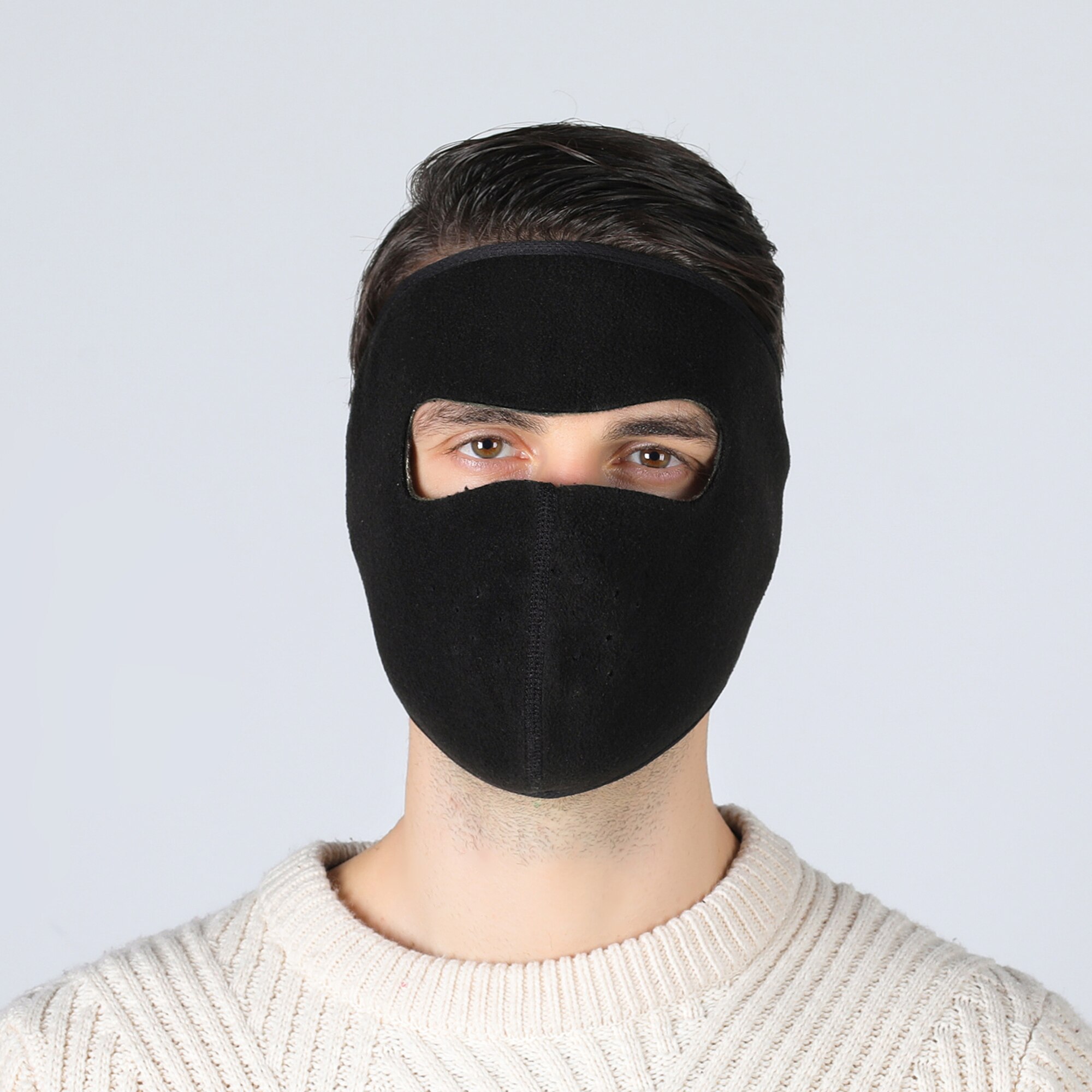 Sally Fack Neck Warm Half Face Mask Winter Sport A... – Grandado
