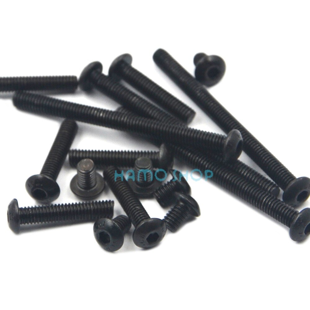 50pcs M4 Metric Thread BHCS Black Head Hex Socket ... – Grandado