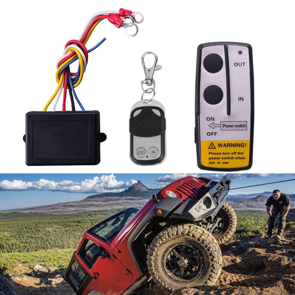 50ft Car SUV Winch Remote Receiver Automatic Winch... – Vicedeal