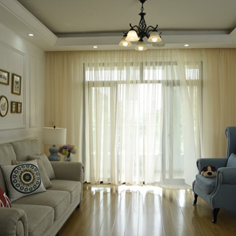 1*2.8M Gauze Curtains for Kitchen Living Room Deco... – Grandado
