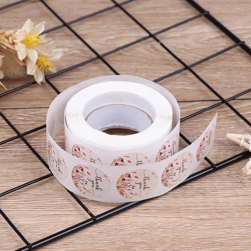 500Pcs/Roll Dank U Stickers Cirkel Seal Papier Lab... – Grandado