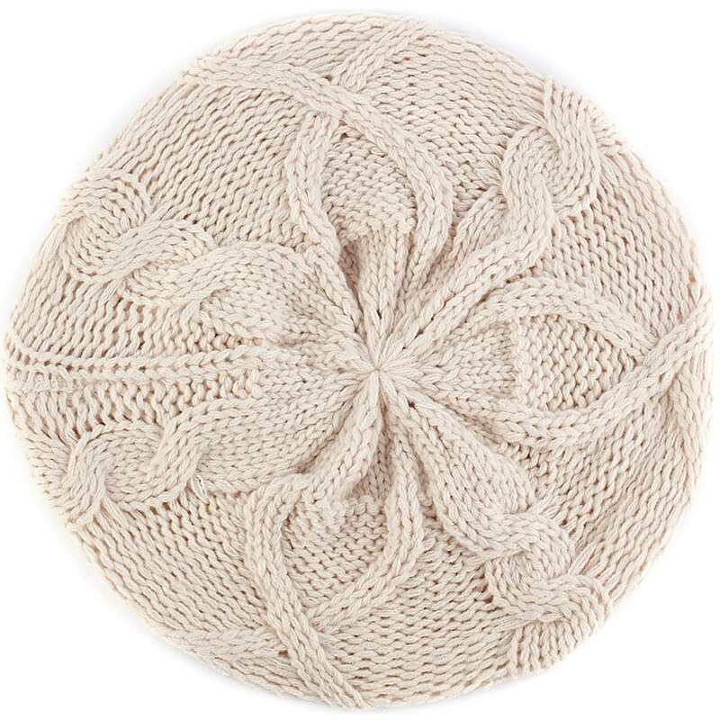 Geebro Women's Knit Baggy Beret Hat Ladies French ... – Grandado