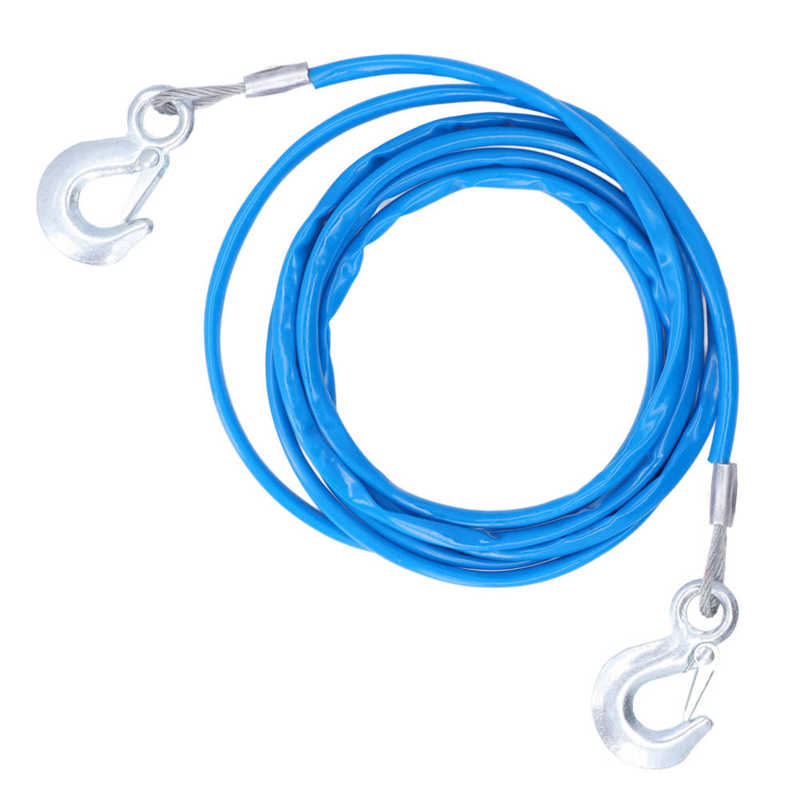 Security Steel Cable 4m/13.12ft Long Trailer Tow W... – Vicedeal