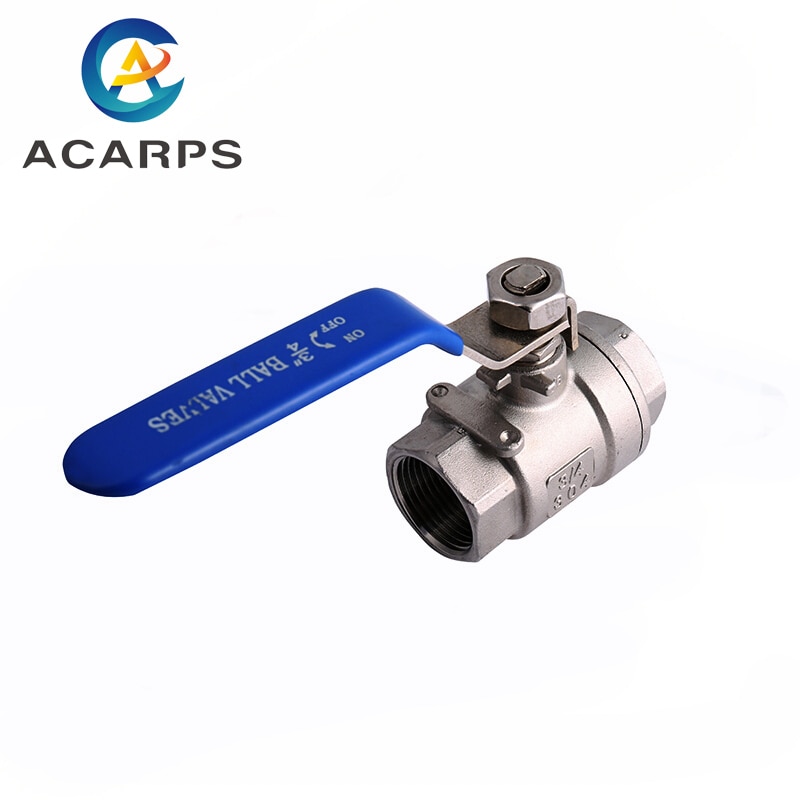 1/2" 3/4" 1" 2"Stainless Steel 304 BSP Thread Ball... – Grandado