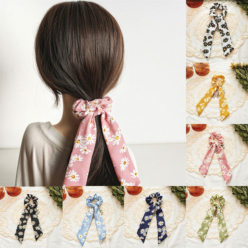 Daisy Haar Scrunchies Lange Lint Haar Accessoires ... – Grandado