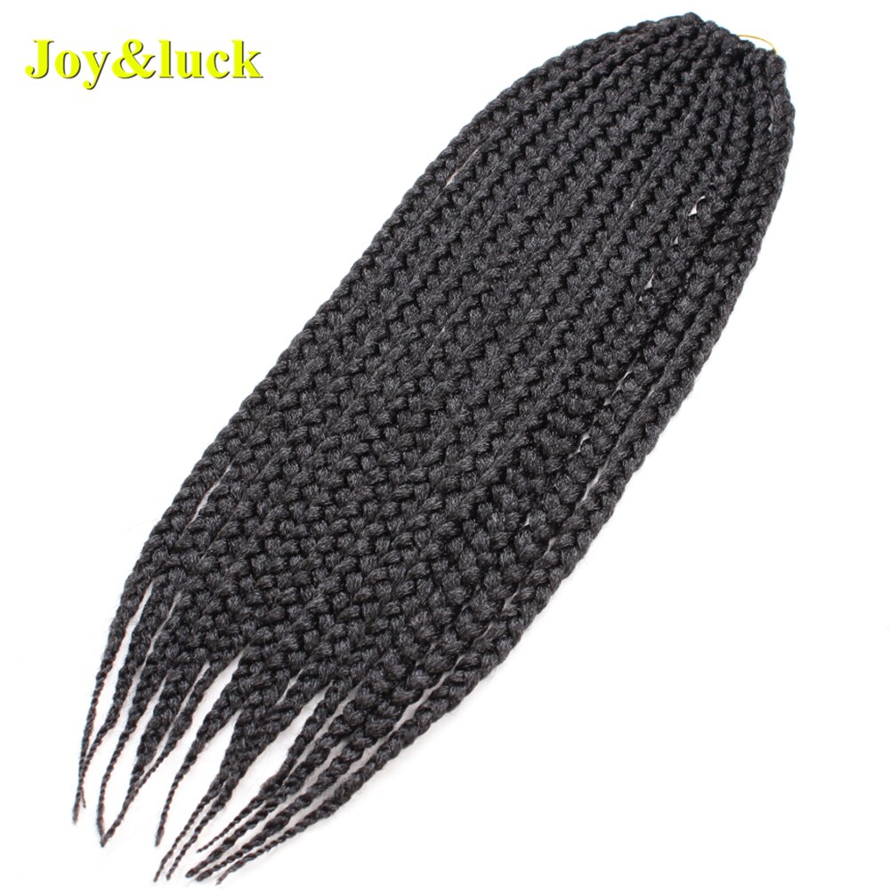 Joy&luck 12inch Box Braids Black Color Synthetic B... – Vicedeal