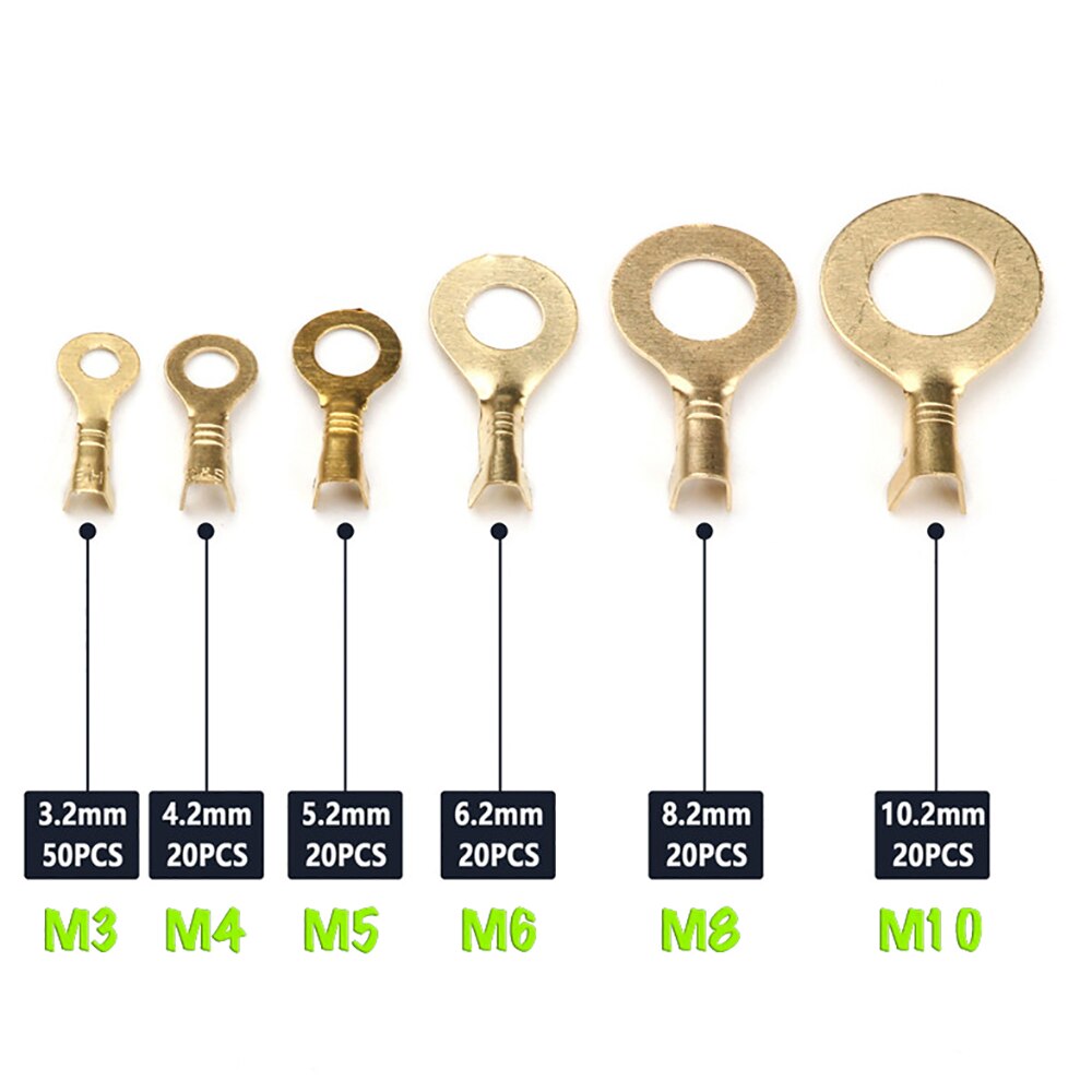 Crimp Niet Geïsoleerde Ring Terminals Voor Draad L... – Vicedeal