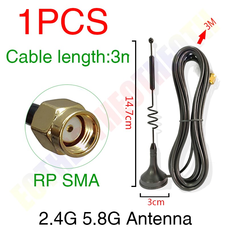 Eoth 2.4G 5.8G Antenne 12dbi Sma Male Wlan Wifi Du... – Vicedeal