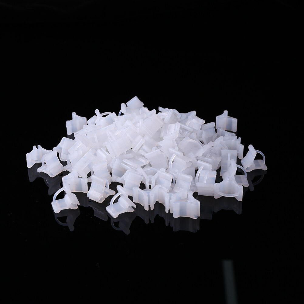 100 Pcs Mini Transparent Flower Plants Grafting Cl... – Grandado