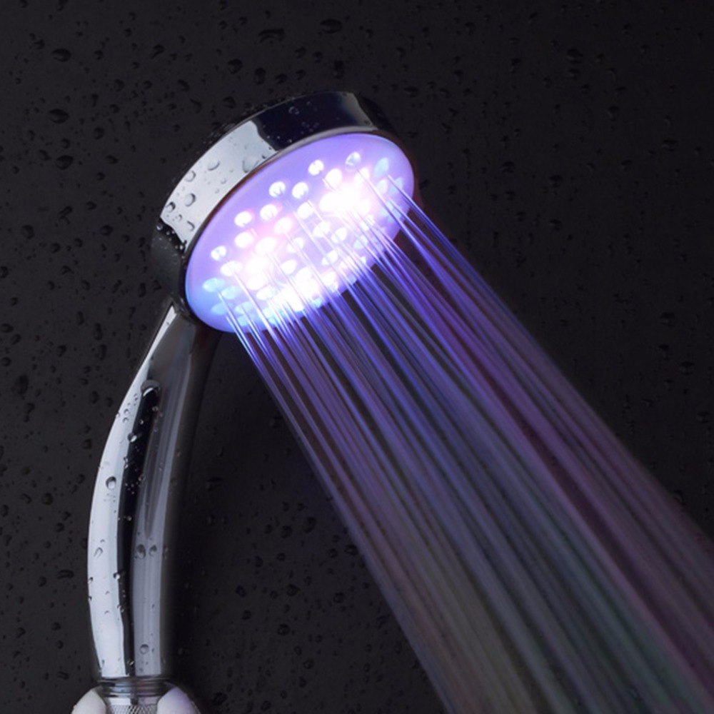 7 Colors 5 LED Lights Shower Head Romantic Automat... – Vicedeal