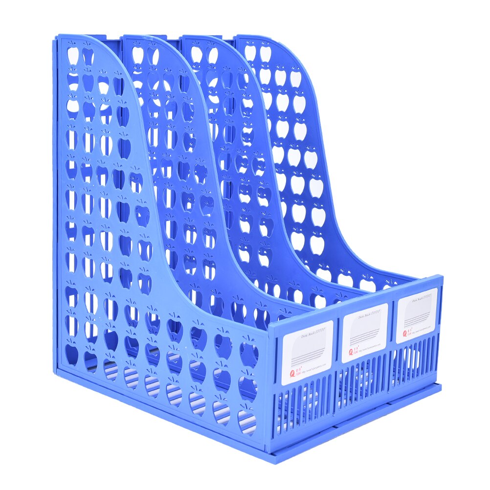 3 Sections Paper Book Blue black Storage Organizer... – Vicedeal