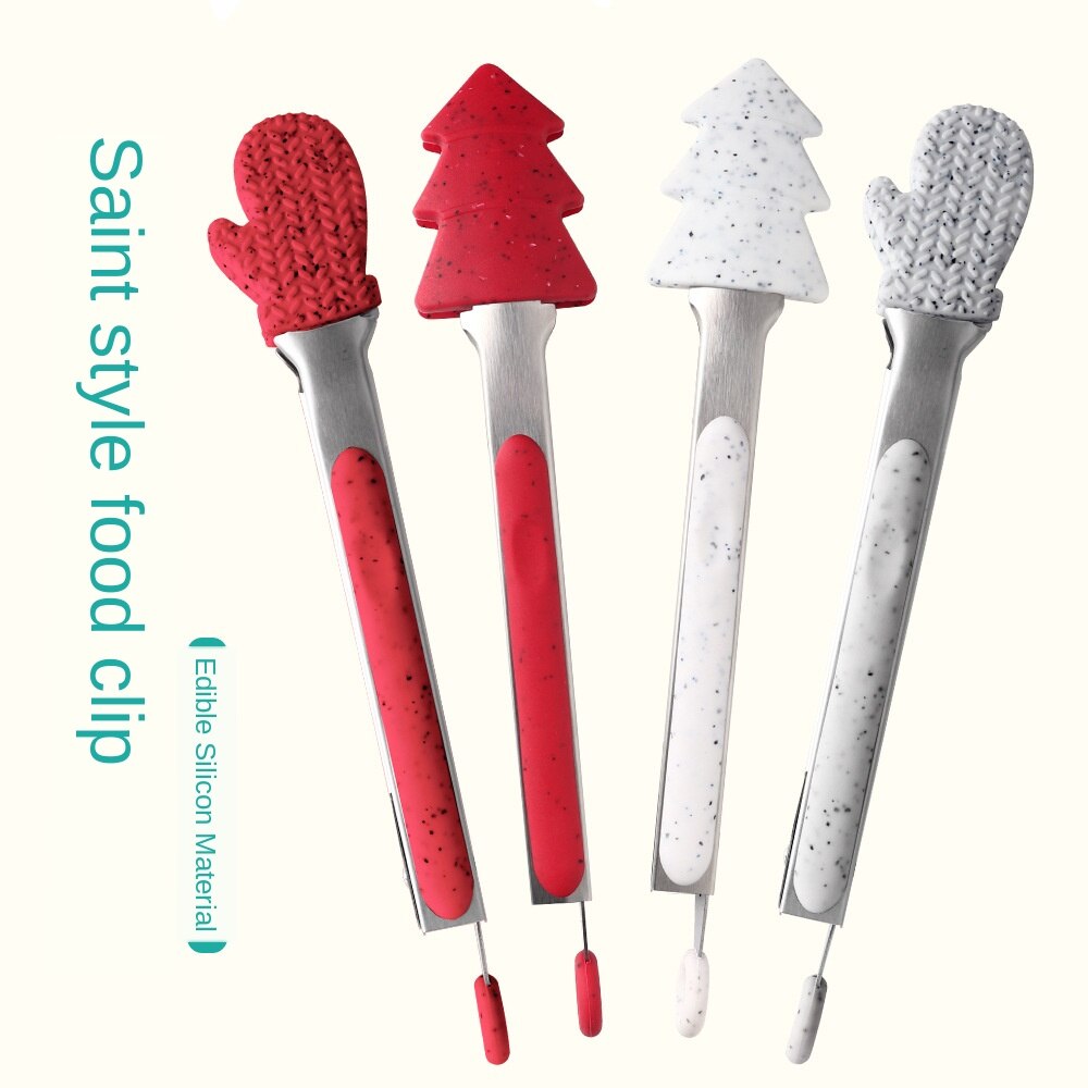 Food Tong Made of Silica Gel Christmas Style Bakin... – Grandado