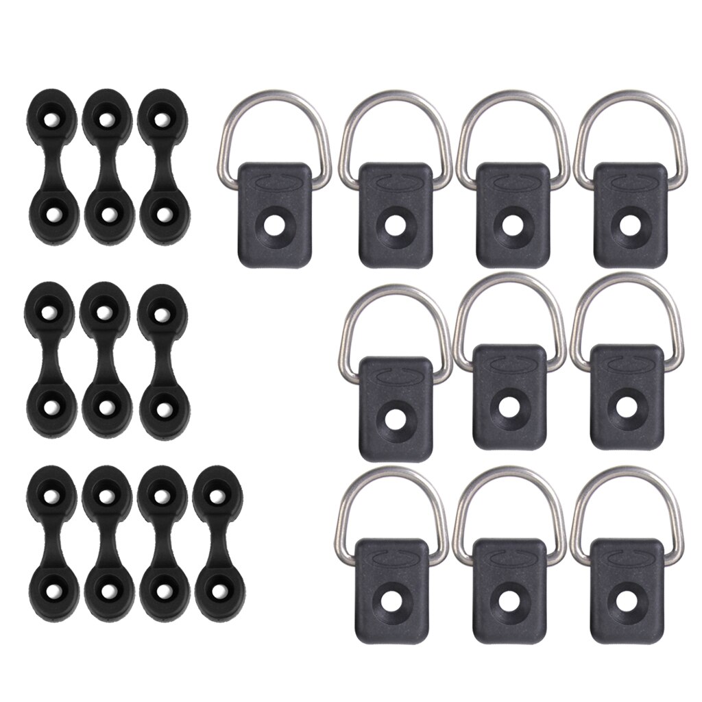 Kayak Canoe Boat Nylon 10pc Bungee Deck Loops Tie ... – Grandado