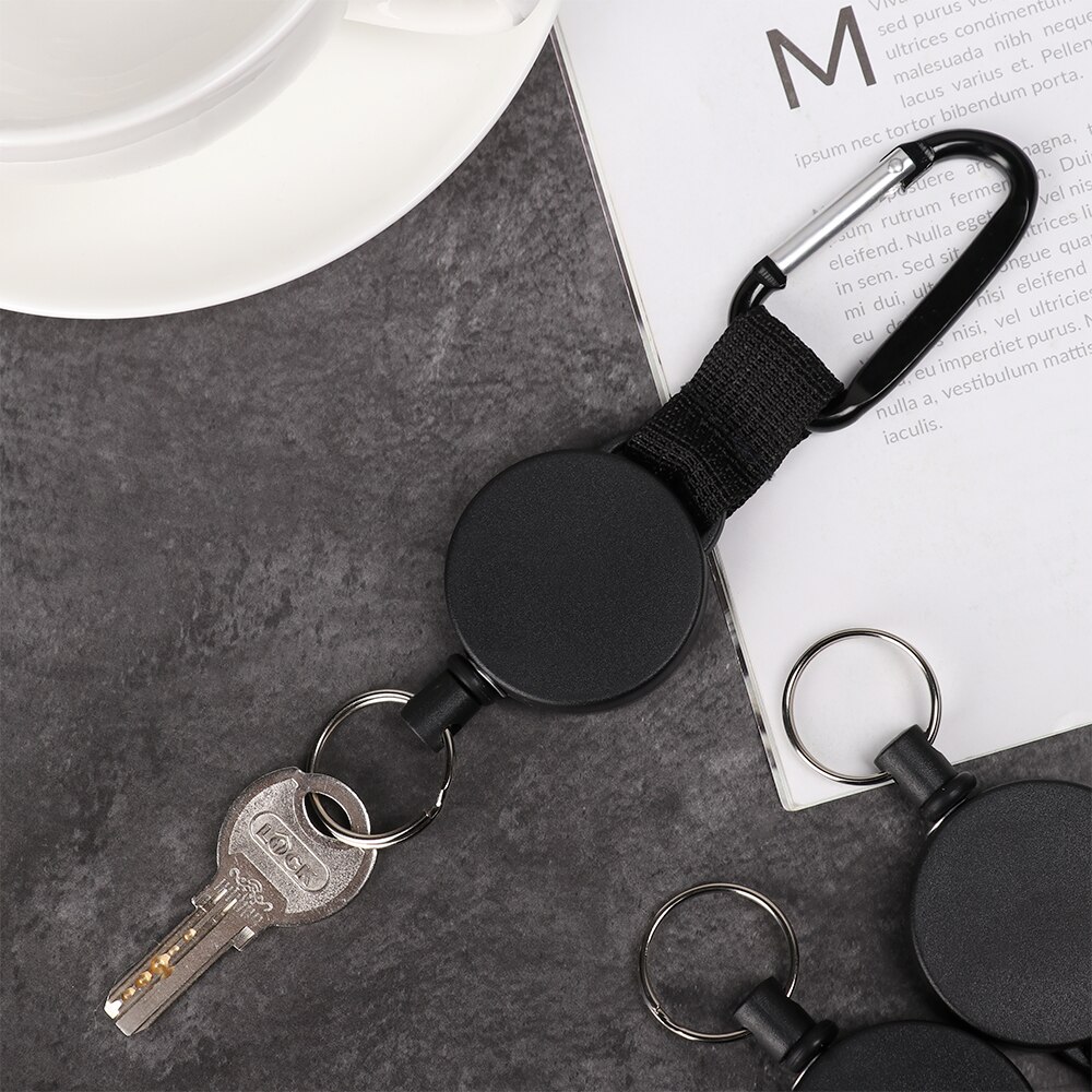 1PC Retractable Pull Keychain Lanyard ID Badge Hol... – Grandado