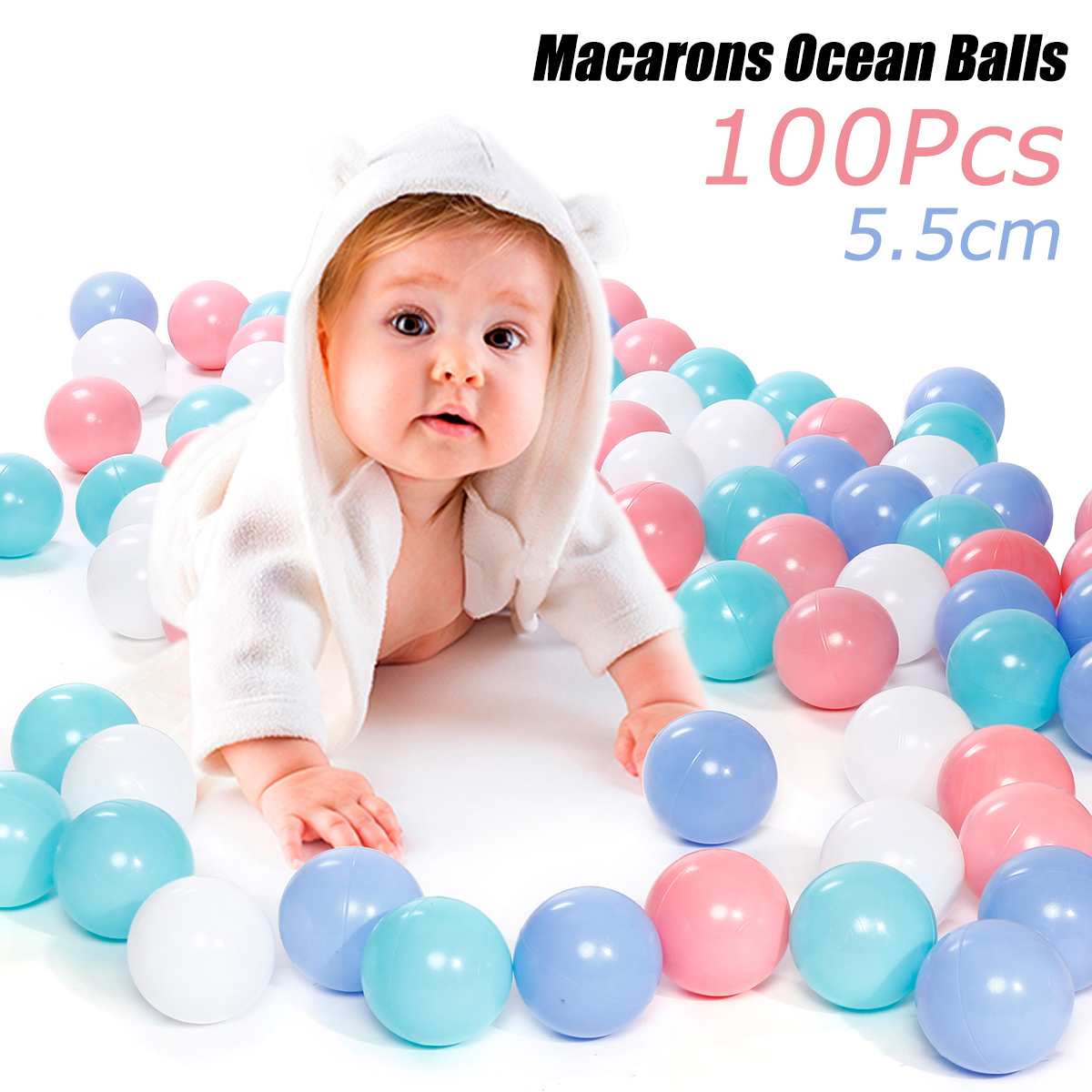 100 pcs/lot 7cm Balls Pool Balls Soft Plastic Ocea... – Vicedeal